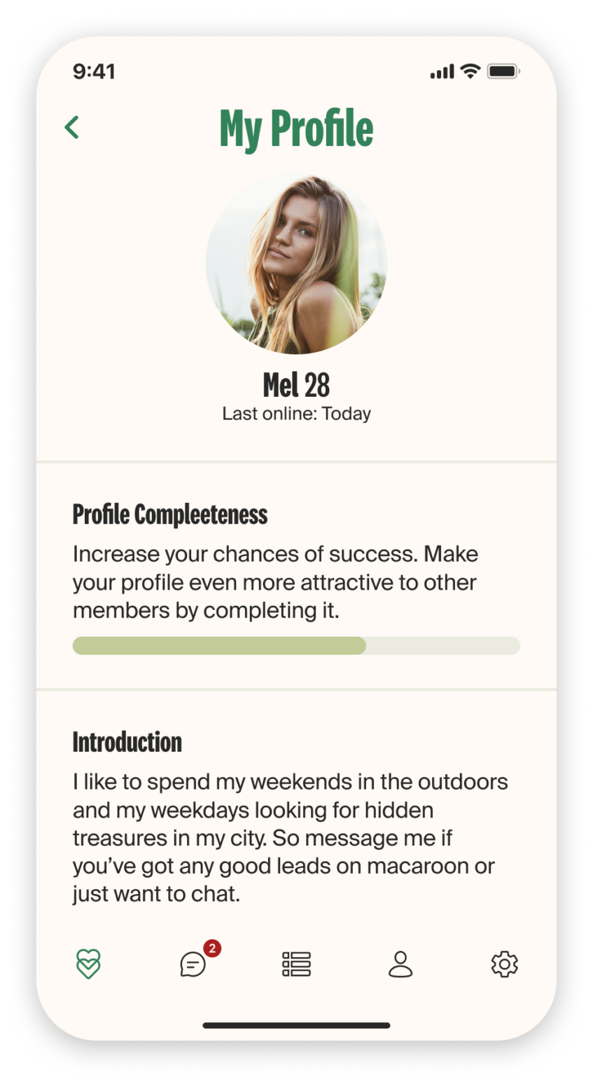 Dating profile – Make a great first impression